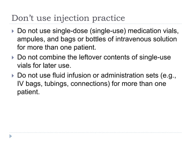 safe injection practice as per NABH.pptx | First Aid | Injuries