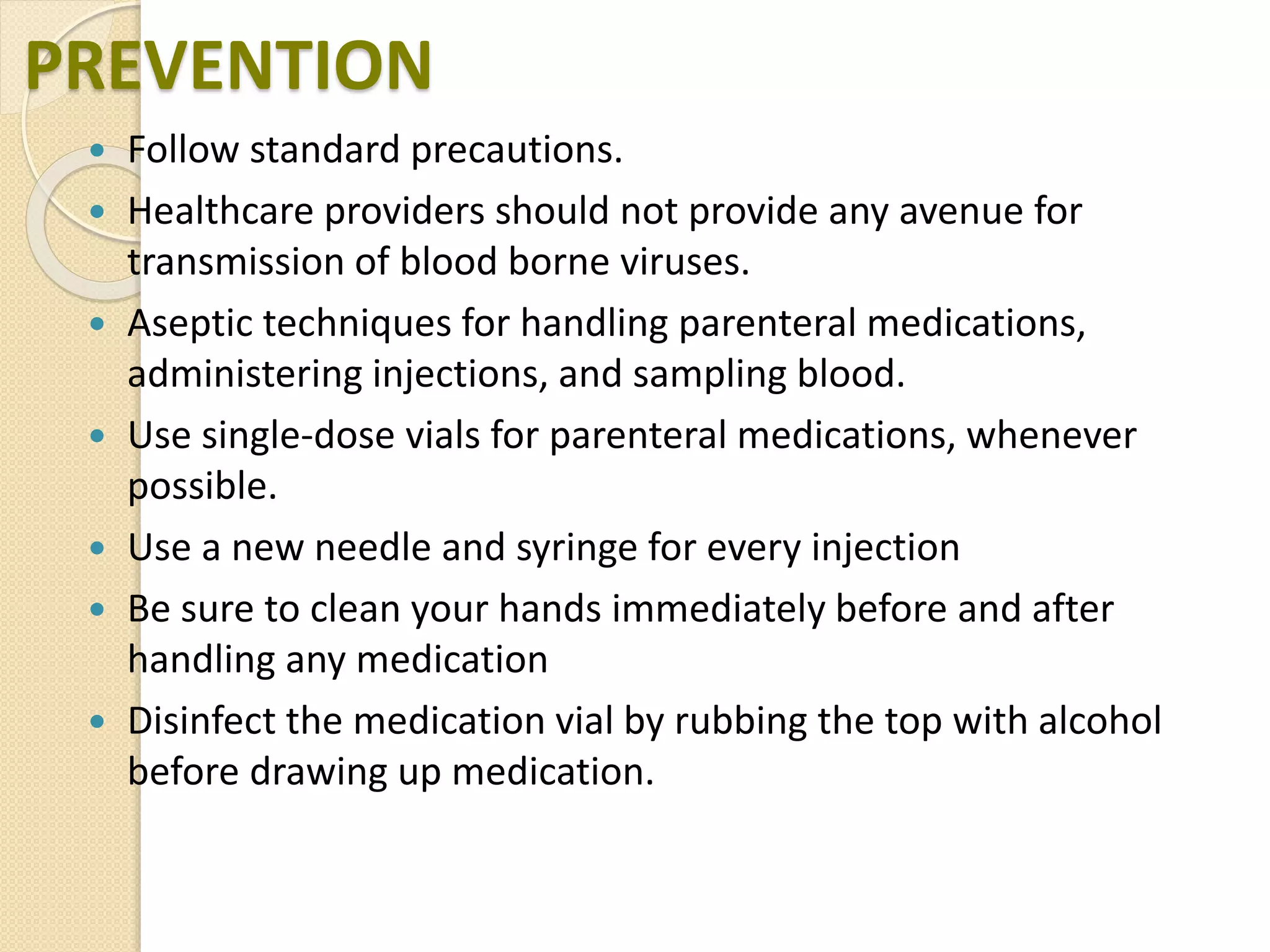 Safe injection practices | PPTX