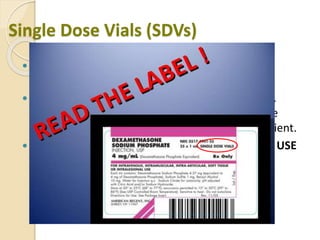 Safe injection practices | PPTX