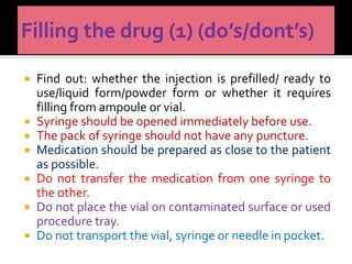 Safe injection practices | PDF