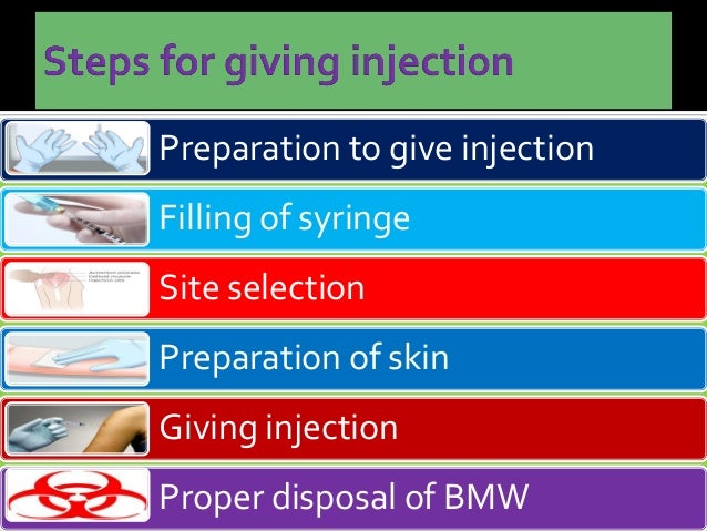 Safe injection practices