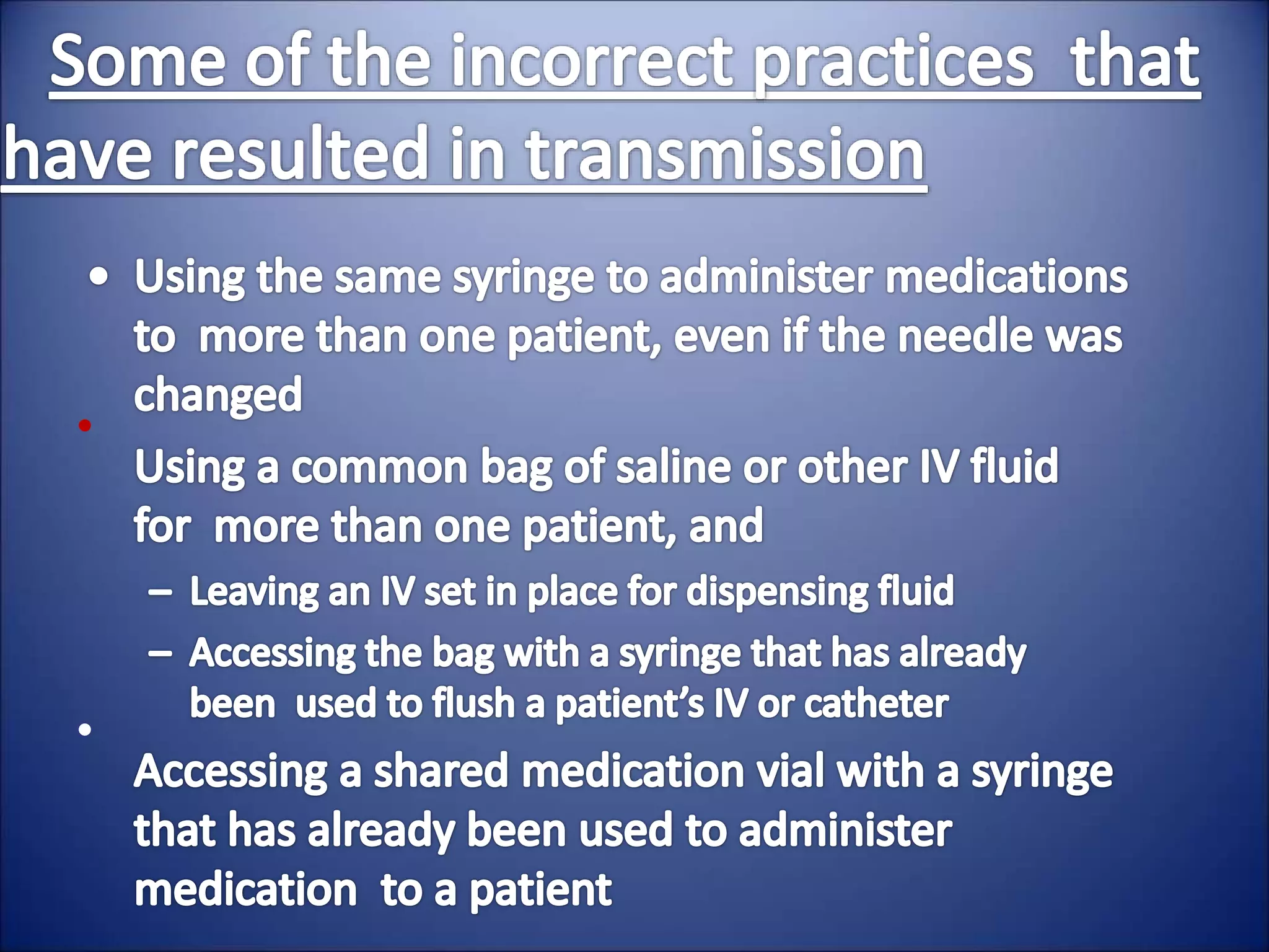 Safeinjectionpractices ppt | PPT