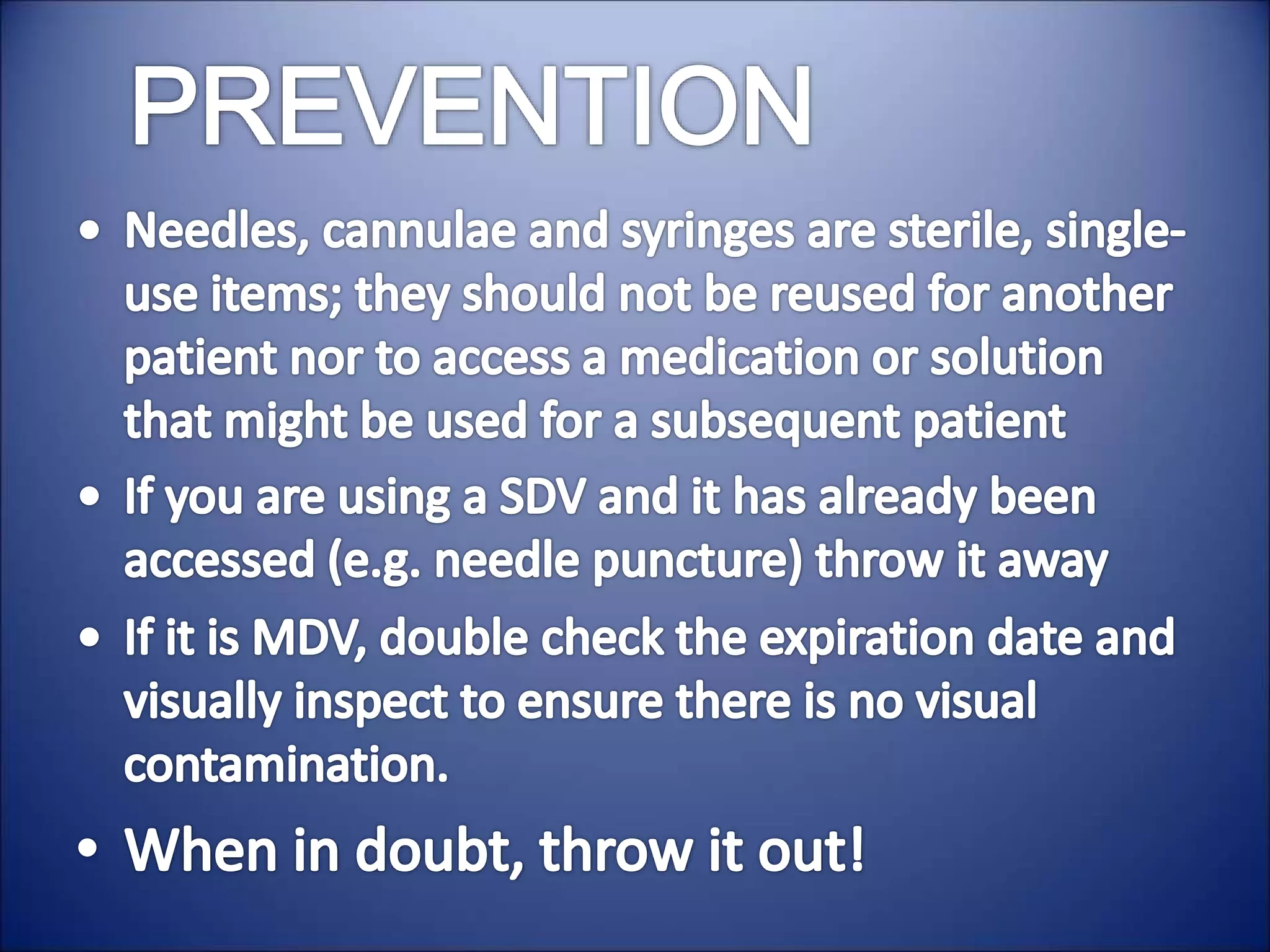 Safeinjectionpractices ppt | PPT