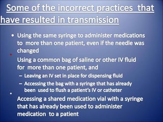 Safeinjectionpractices ppt | PPT