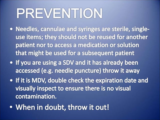Safeinjectionpractices ppt | PPT