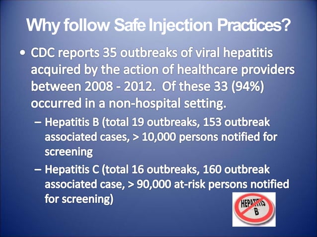 Safeinjectionpractices ppt | PPT
