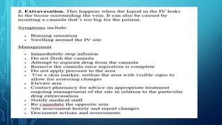 Safe intravenous therapy and hazards of iv therapy | PPT