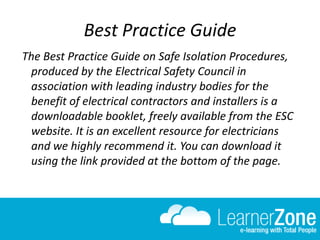 Safe Isolation Procedure | PPTX