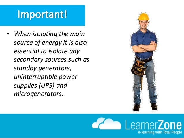 Safe Isolation Procedure