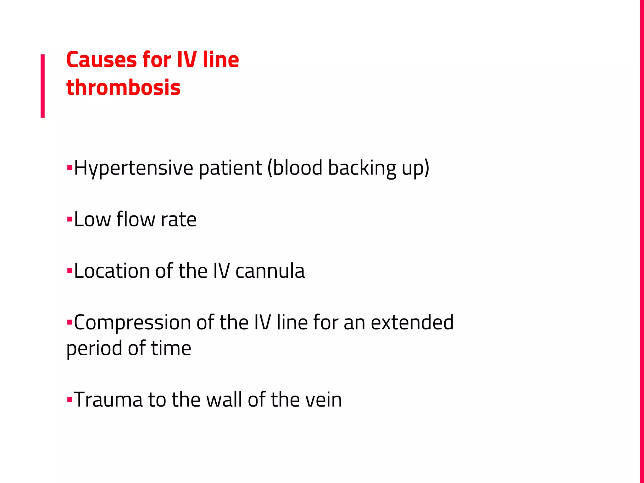 Safe iv cannulation (prevention of iv thrombophlebitis) | PDF