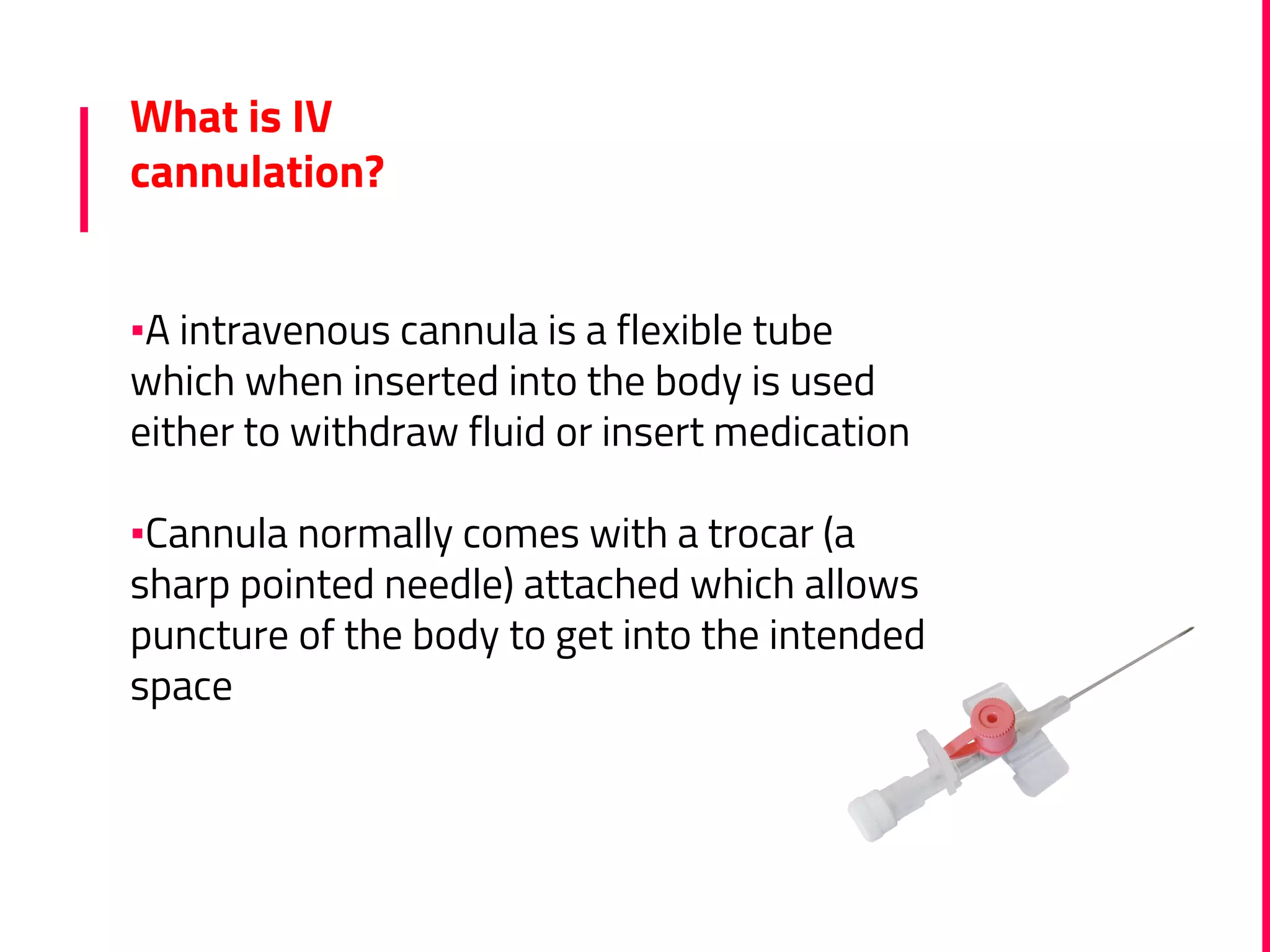 Safe iv cannulation (prevention of iv thrombophlebitis) | PDF