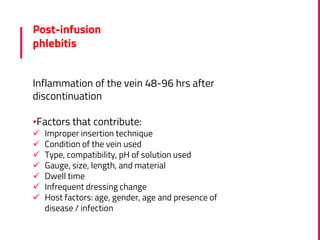 Safe iv cannulation (prevention of iv thrombophlebitis) | PDF