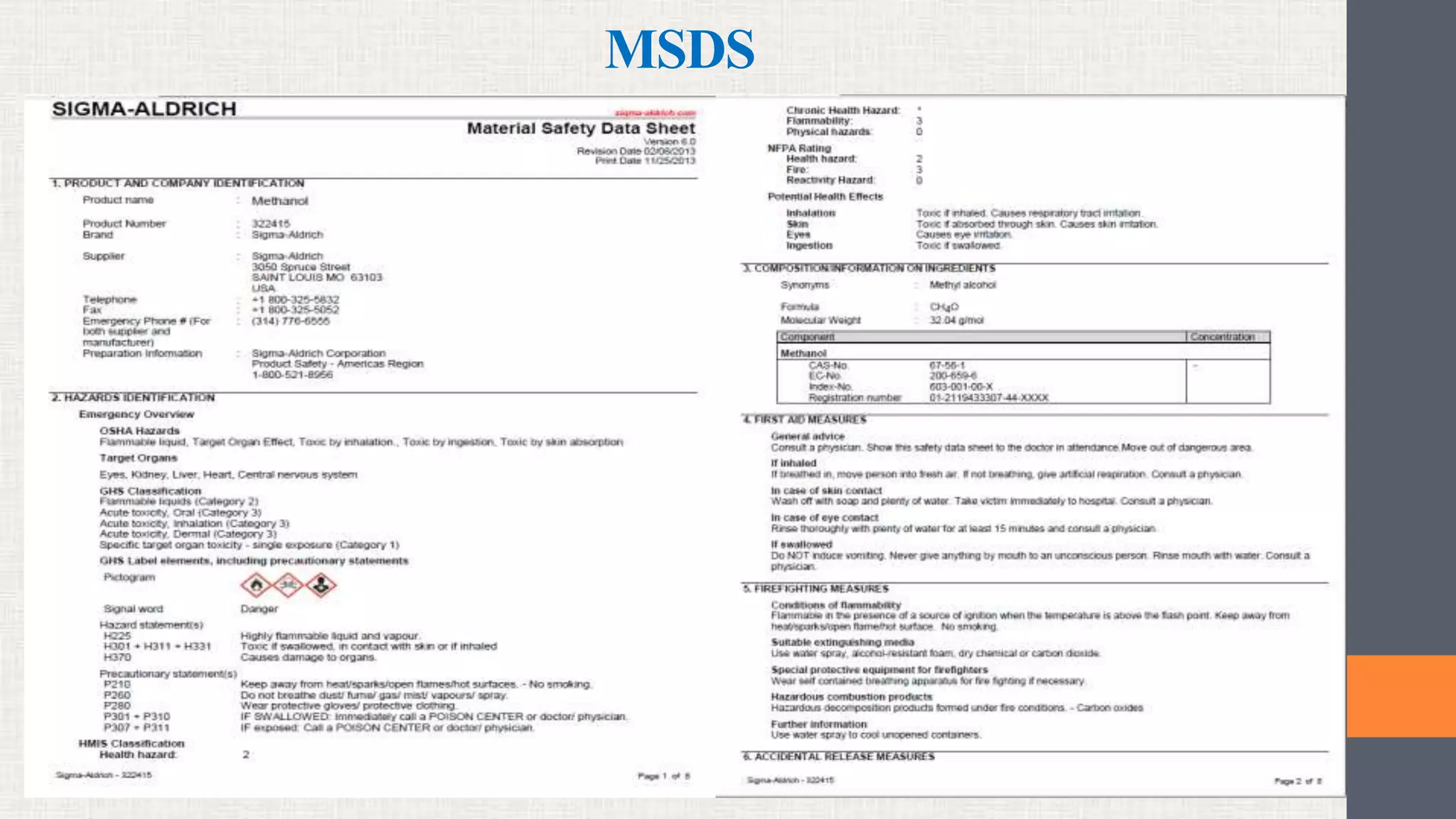 Safe laboratory Practices, Chemical Storage and laboratory safety ...