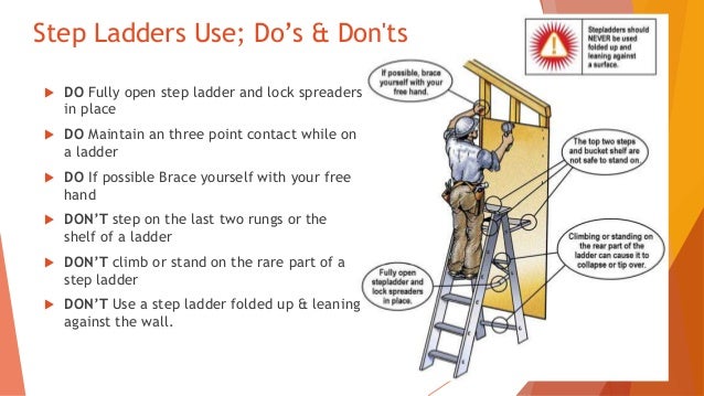 Safe ladder usage