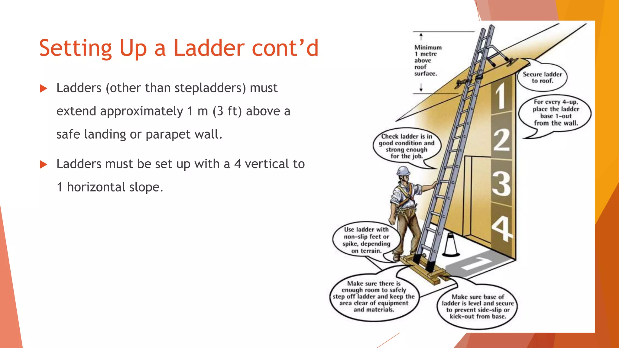 Safe ladder usage | PDF