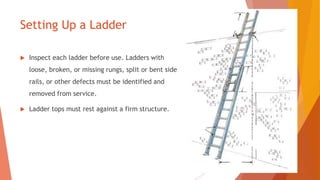 Safe ladder usage | PPT