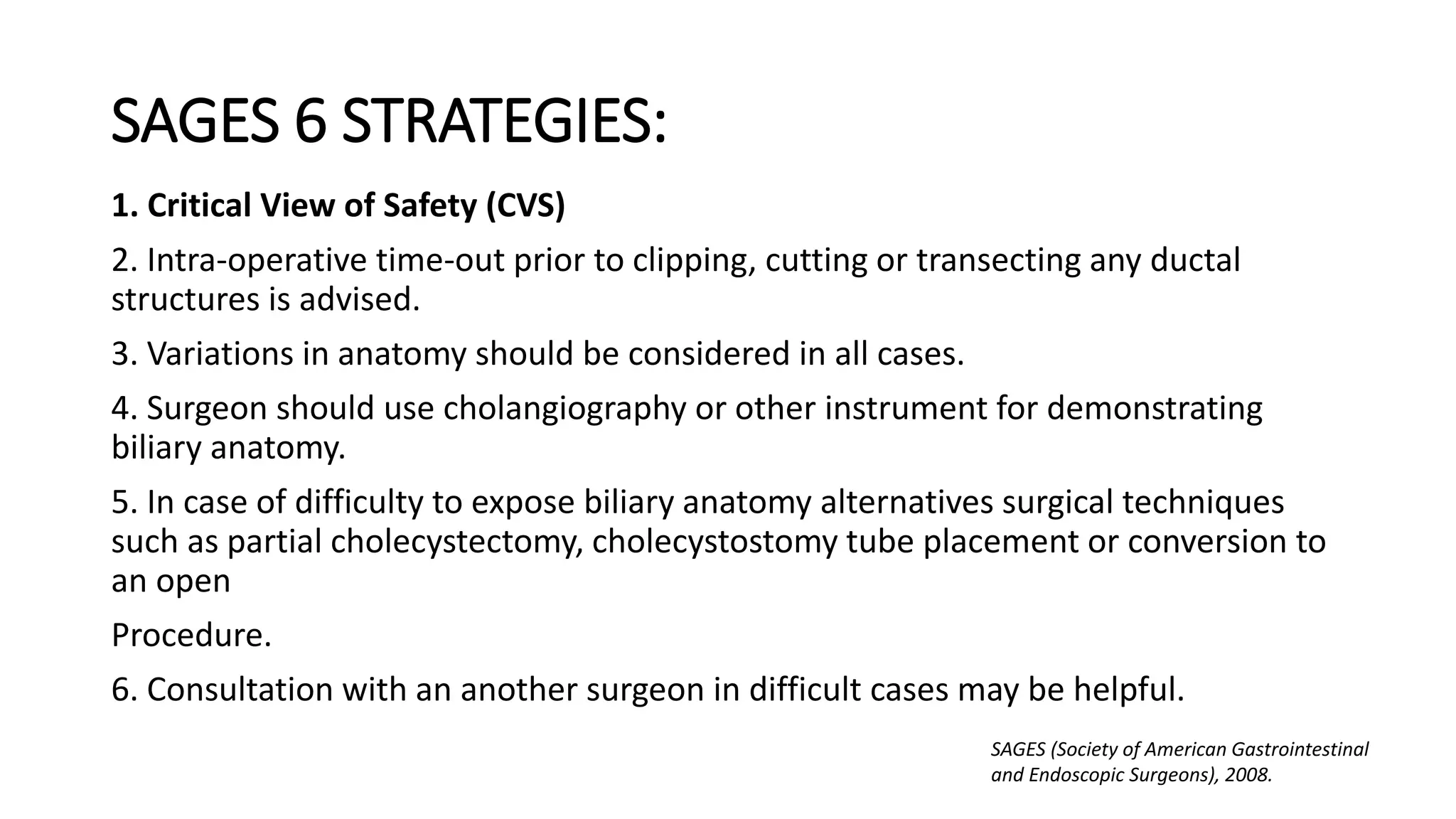 SAFE LAPAROSCOPIC CHOLECYSTECTOMY | PPTX