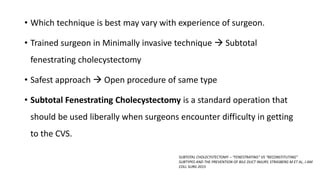 SAFE LAPAROSCOPIC CHOLECYSTECTOMY | PPTX