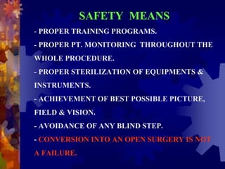 Safe laparoscopy | PPT
