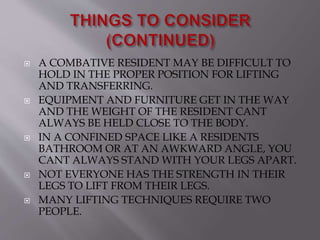 Safe lifting | PPTX