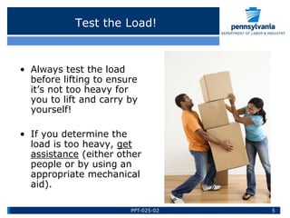 Safe Lifting Material Handling.ppt