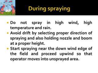 Safe handling and use of pesticides in crops | PPTX