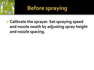 Safe handling and use of pesticides in crops | PPTX