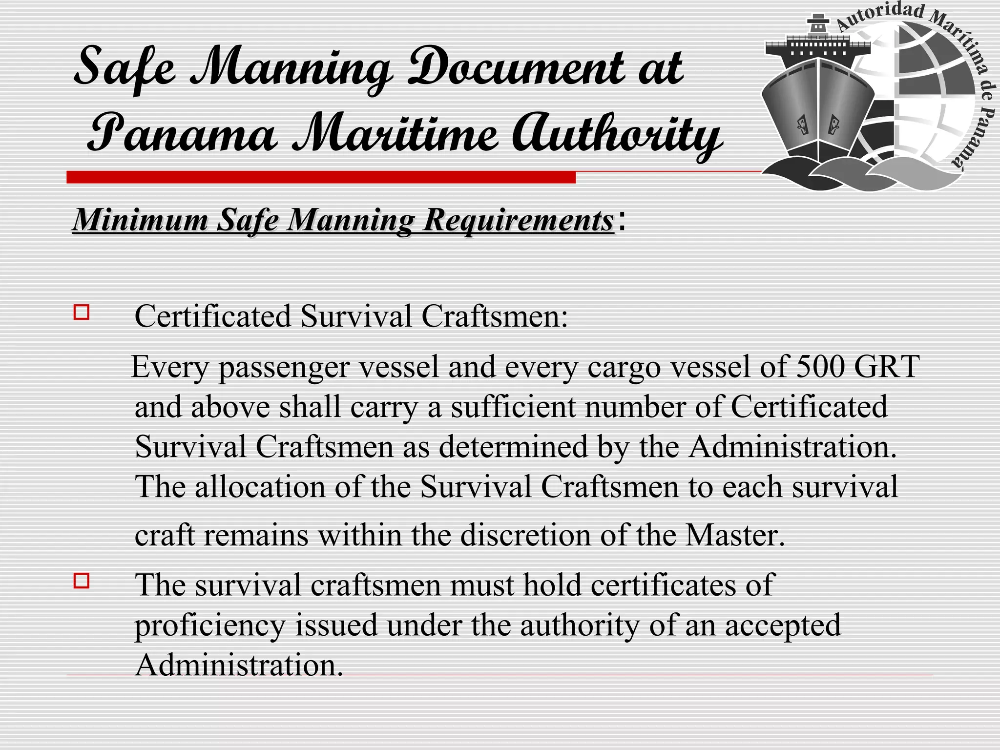 Safe manning | PPT
