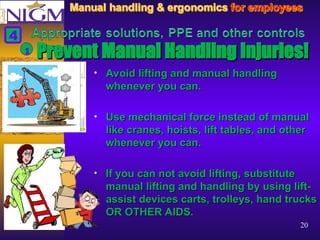 Safe Manual Handling & Ergonomics Training - NIGM.ppt