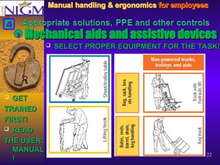 Safe Manual Handling & Ergonomics Training - NIGM.ppt