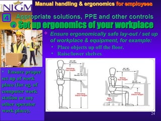 Safe Manual Handling & Ergonomics Training - NIGM.ppt