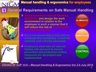 Safe Manual Handling & Ergonomics Training - NIGM.ppt