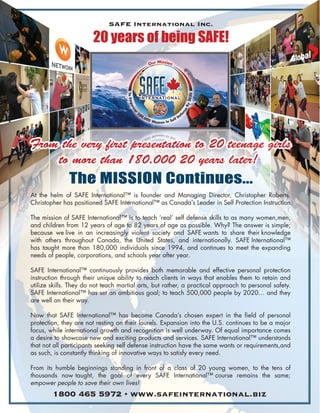 SAFE International Media Kit | PDF