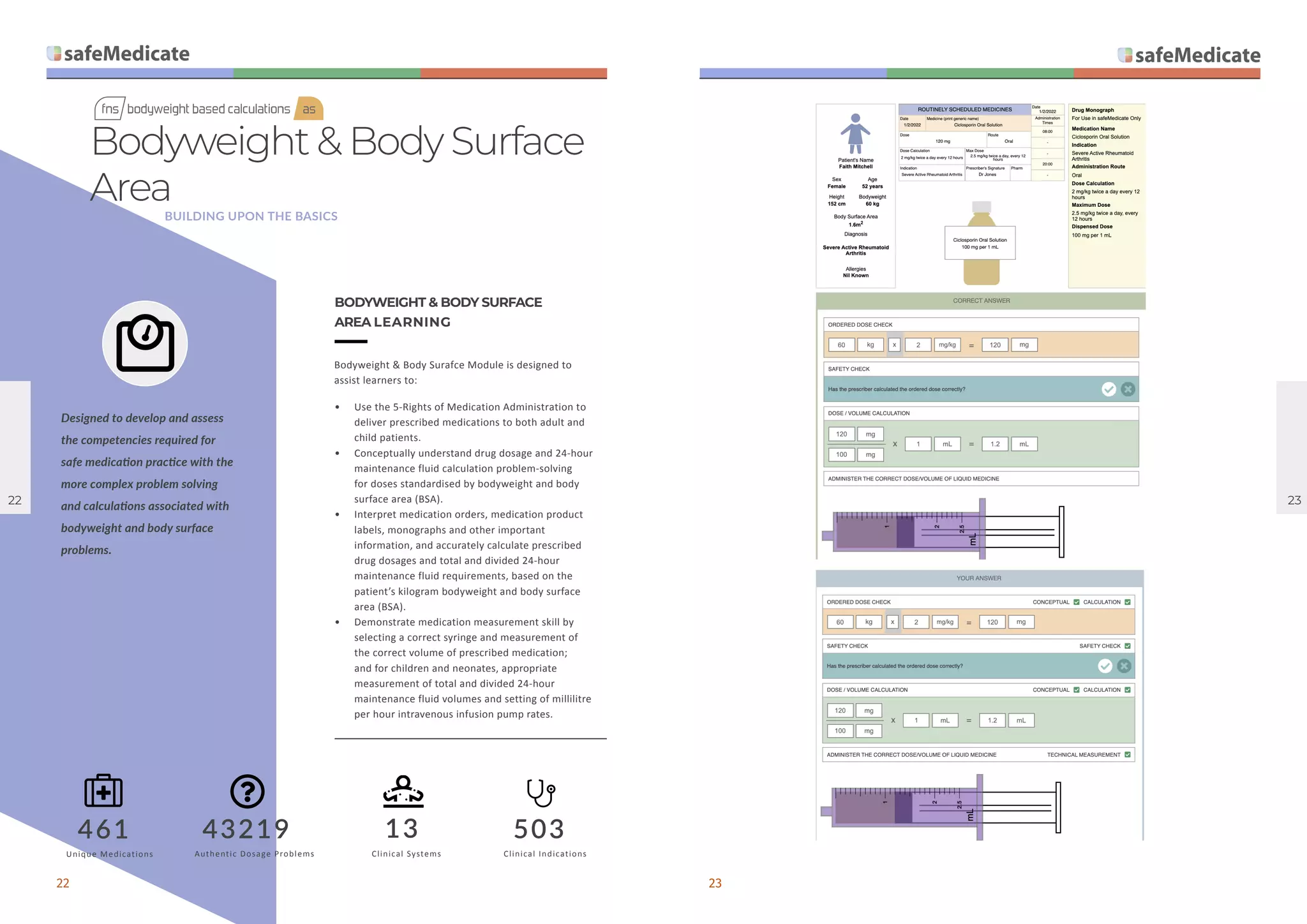 safeMedicate Drug Calculations Learning & Assessment For Nurses ...
