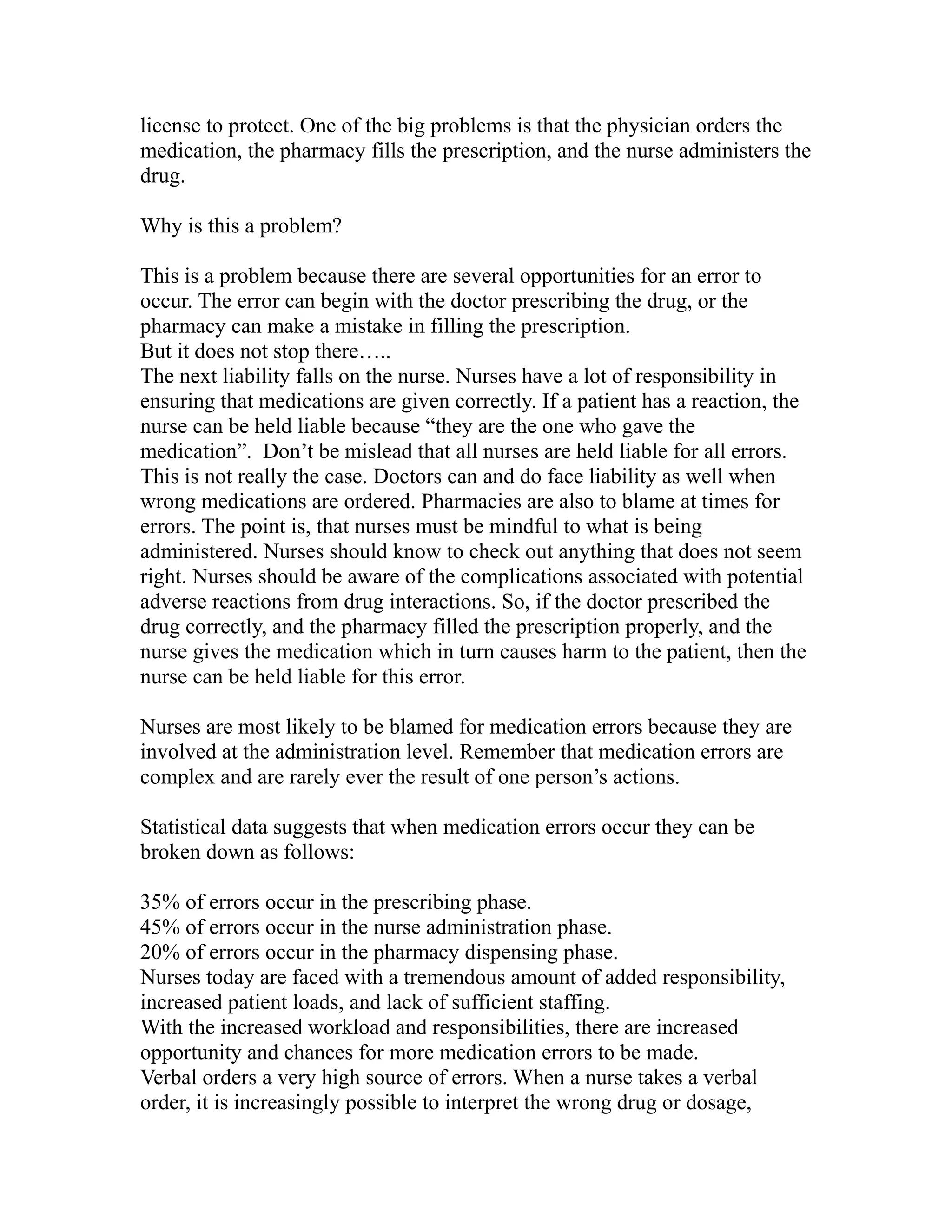 Safe medication admin | DOC