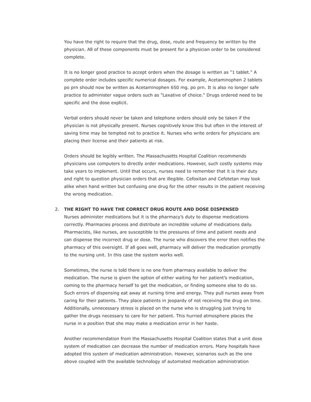 Safe medication admin | PDF