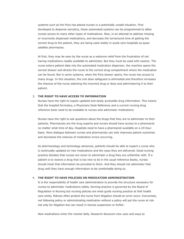 Safe medication admin | PDF