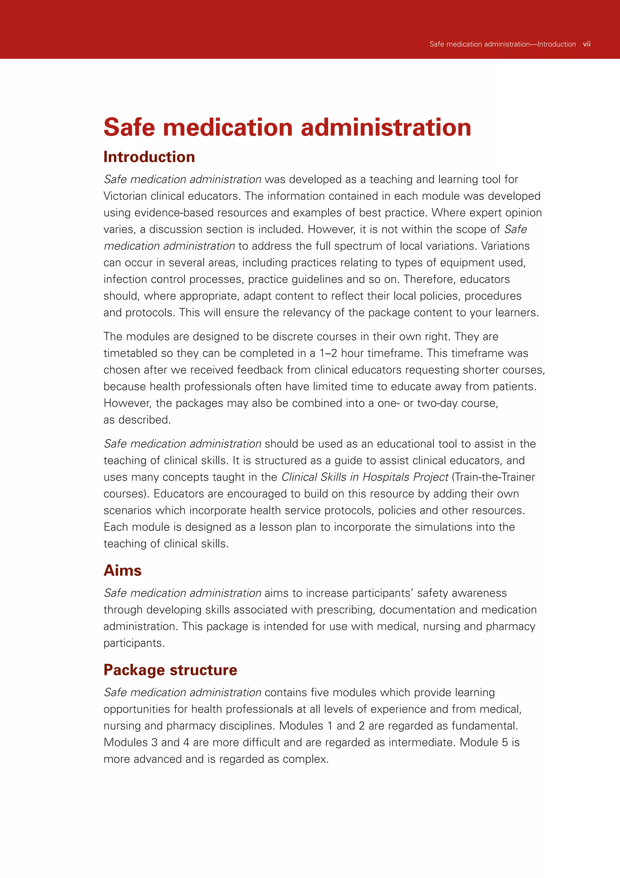 Safe medication administration | PDF