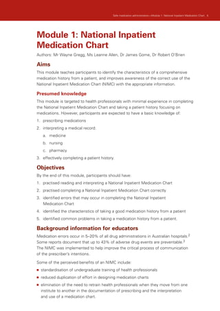 Safe medication administration | PDF