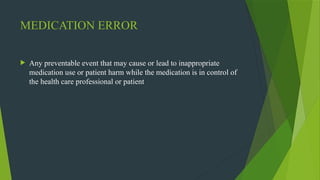 SAFE MEDICATION PRACTICES IN HOSPITAL... | PPTX