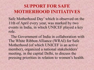 Safe motherhood | PPTX