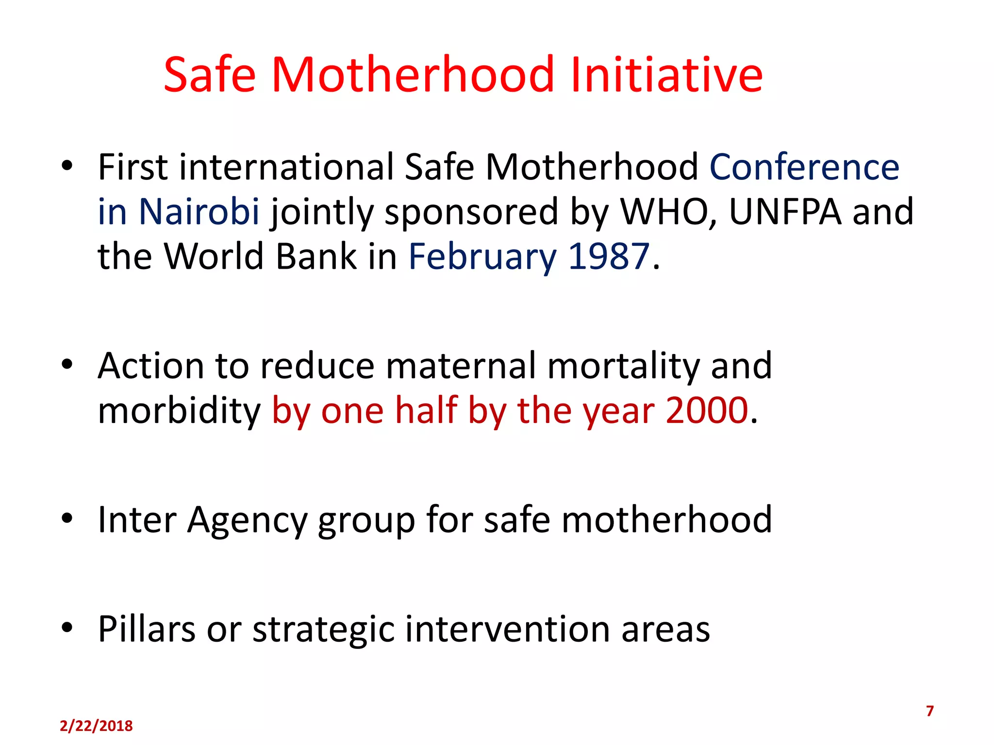 Safe motherhood | PPTX