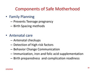 Safe motherhood | PPTX