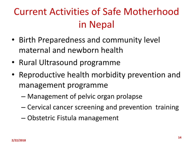 Safe motherhood | PPTX | Pregnancy | Reproductive Health
