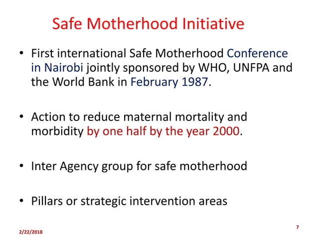 Safe motherhood | PPTX | Pregnancy | Reproductive Health
