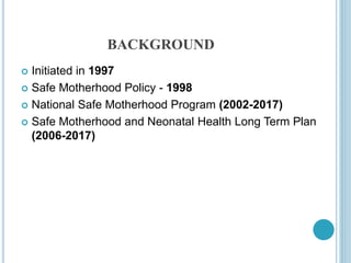 Safe motherhood | PPTX