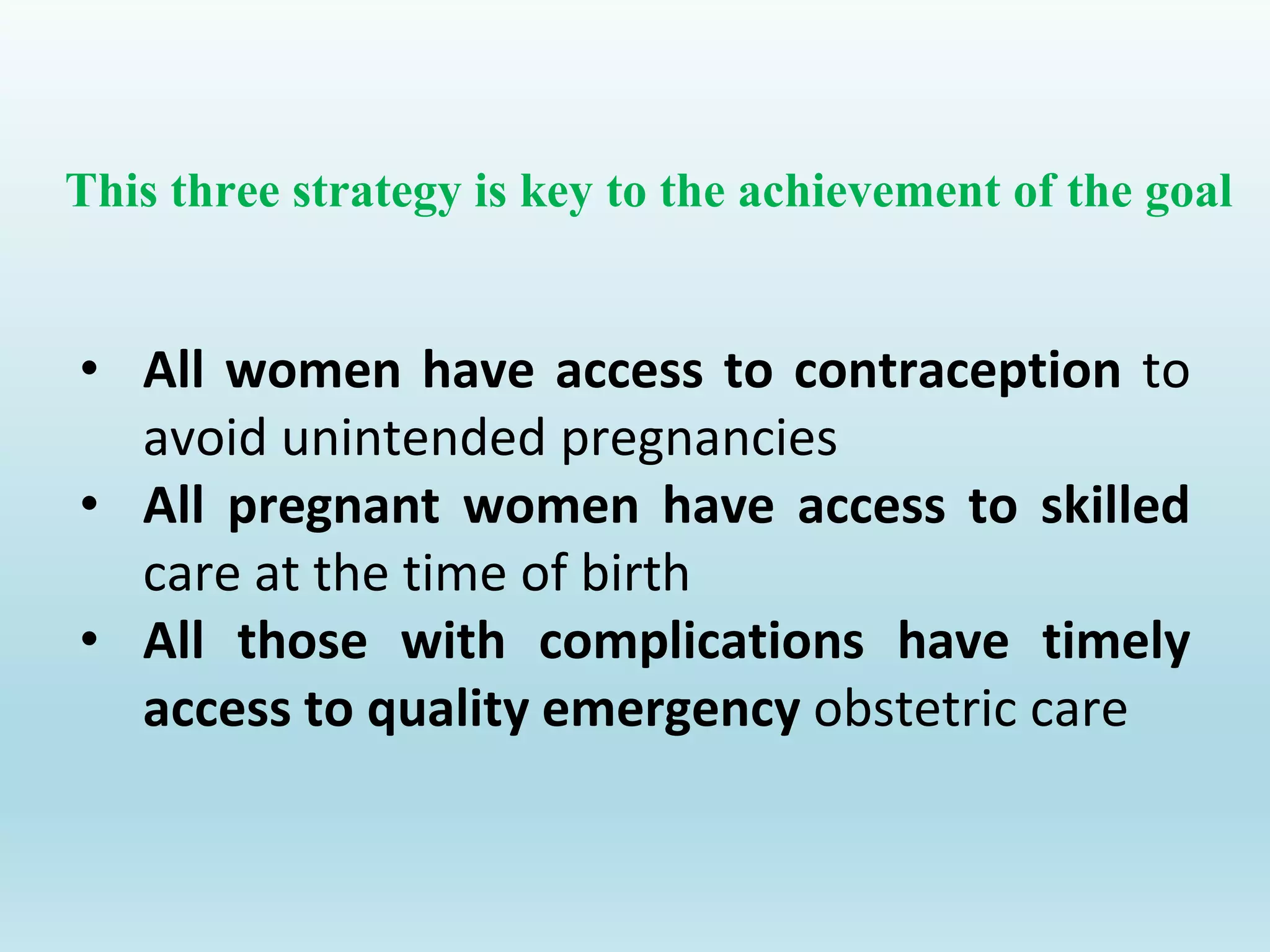 Safe Motherhood 2018 | PPTX