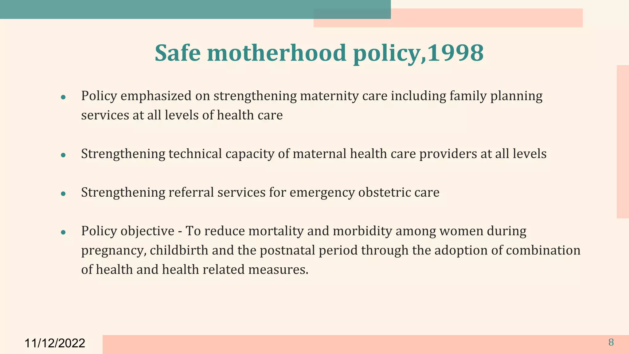 Safe Motherhood Program in Nepal: Challenges and Way Forward | PPTX