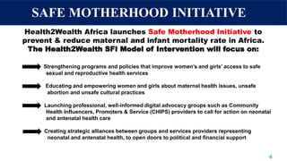 Safe motherhood proposal | PPT