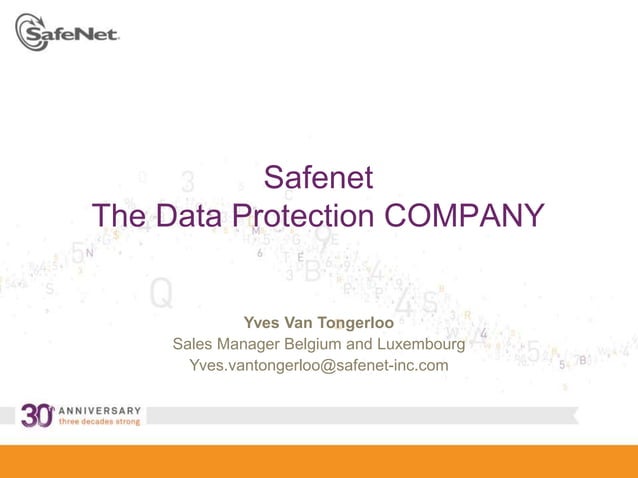 SafeNet overview 2014 | PPT